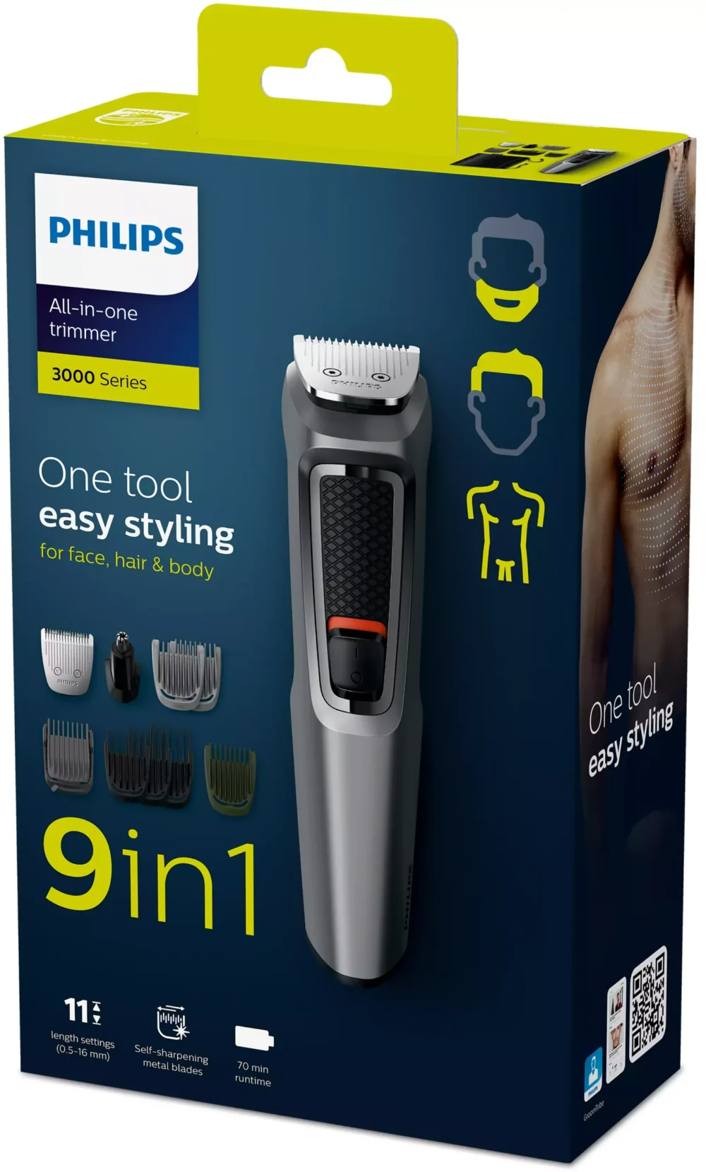 Philips Multi groom series 3000 9-in-1, Face, Hair and Body - MYTEKLK