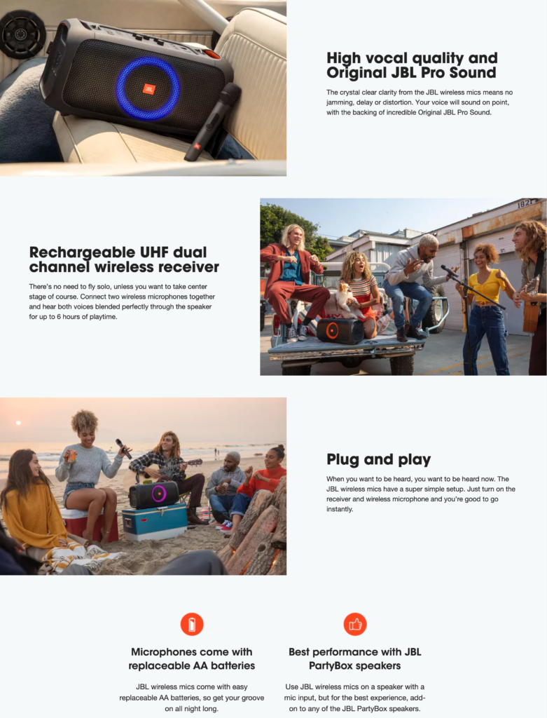 JBL Wireless Dual Microphone - MYTEKLK